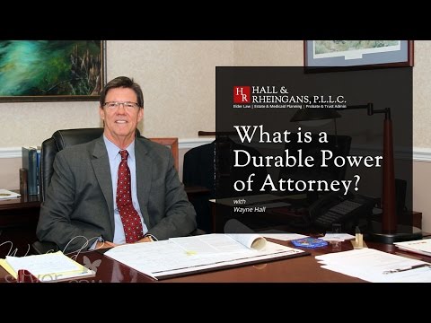 What is a Durable Power of Attorney?