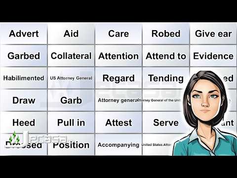 English Vocabulary - Lesson 65 | Attract, Attentiveness, Attendant, Attend, Attend to | Synonyms
