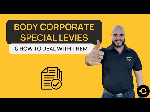 Body Corporate Special Levies QLD & how to deal with them!