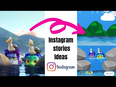 Luca | how to create luca stories on Instagram for post | Instagram stories ideas