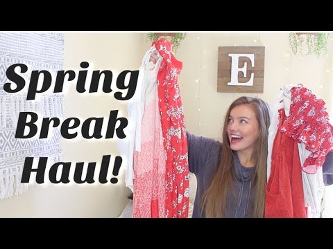 Spring Break Haul: Cupshe bathing suits, Marshals, Aerie, Vici