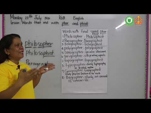 Words that end with her and phist