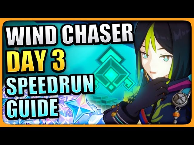 Genshin Impact Wind chaser event speedrun guide for Day 3
