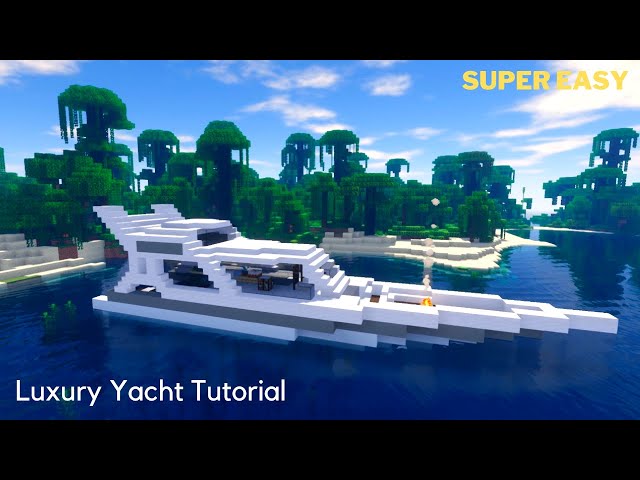 7 best Minecraft yacht builds