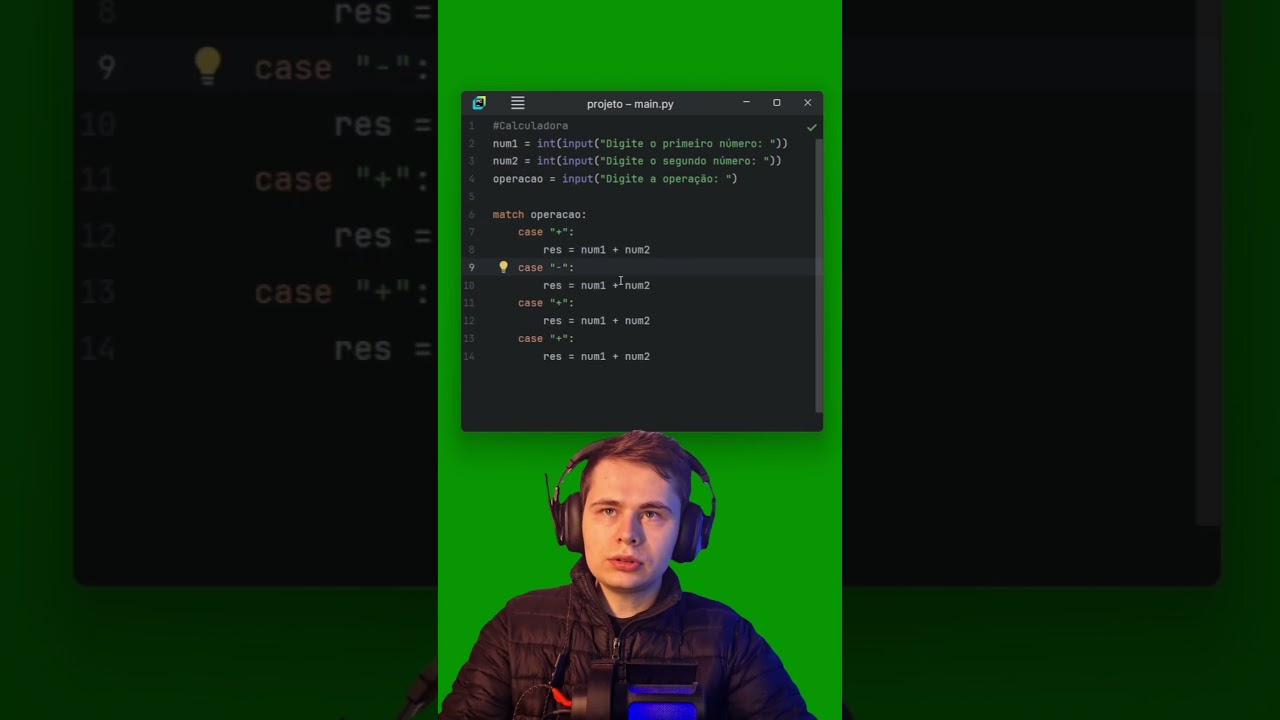 Criando uma calculadora no Python