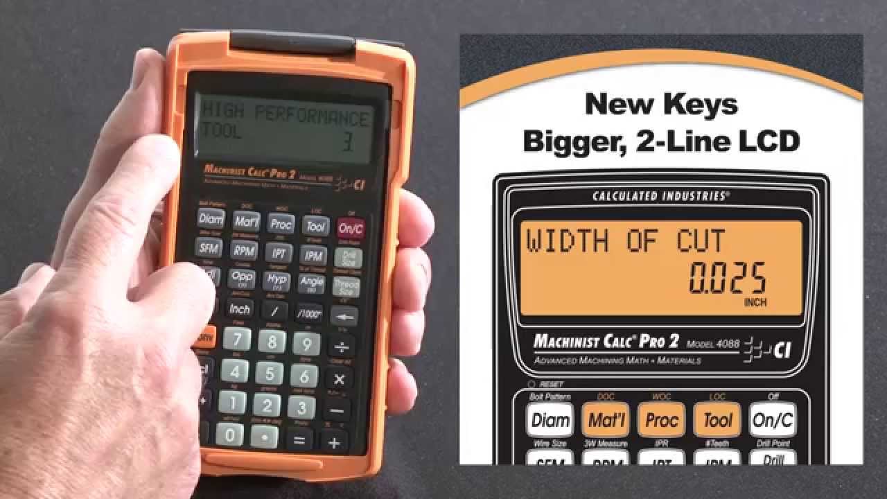 Machinist Calc Pro 2 Intro and Overview