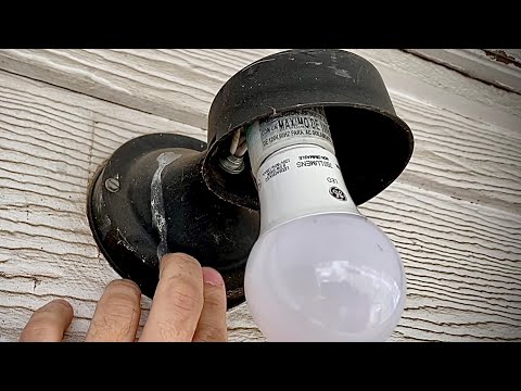 How to change a porch light fixture