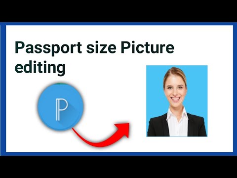 Passport size Picture editing in Pixellab