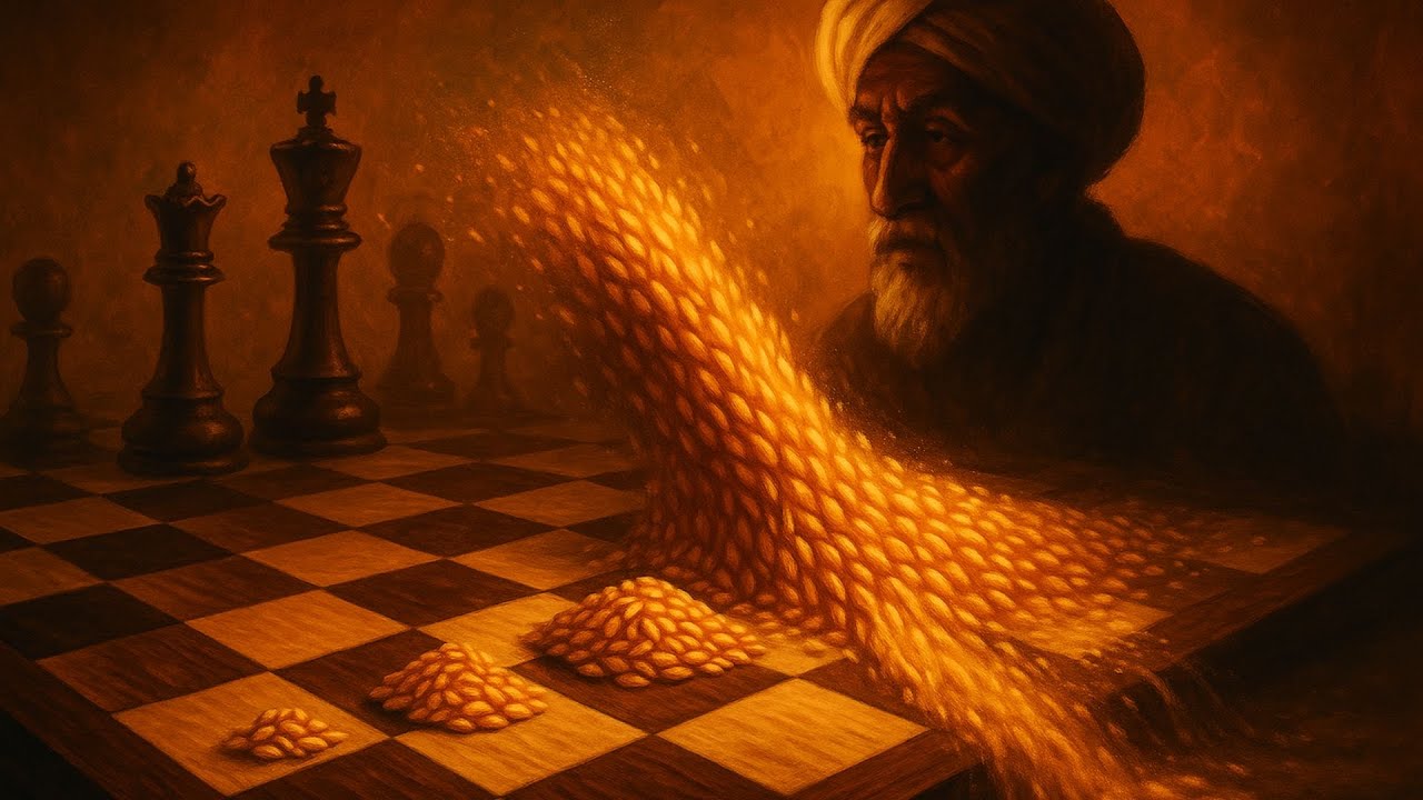 Malba Tahan: The Legend of CHESS and the Grains of Wheat - The AMAZING Power of Numbers!