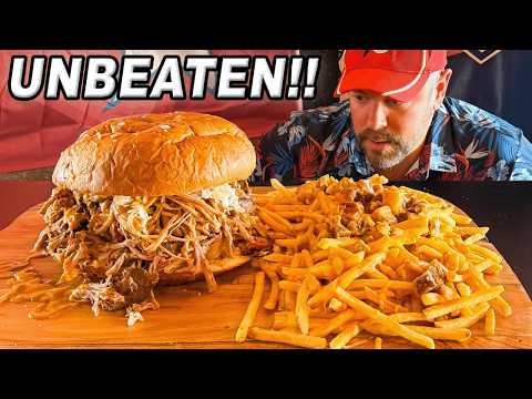 "So Difficult, Nobody Would Try It!!" | Oklahoma's "Carolina" BBQ Pulled Pork Sandwich Challenge!!