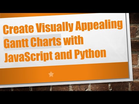 Create Visually Appealing Gantt Charts with JavaScript and Python