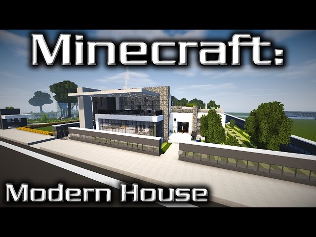 Minecraft-Medium Sized Modern House (w/ video review) Minecraft Map