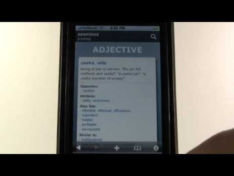 iPhone apps - Advanced English Dictionary & Thesaurus