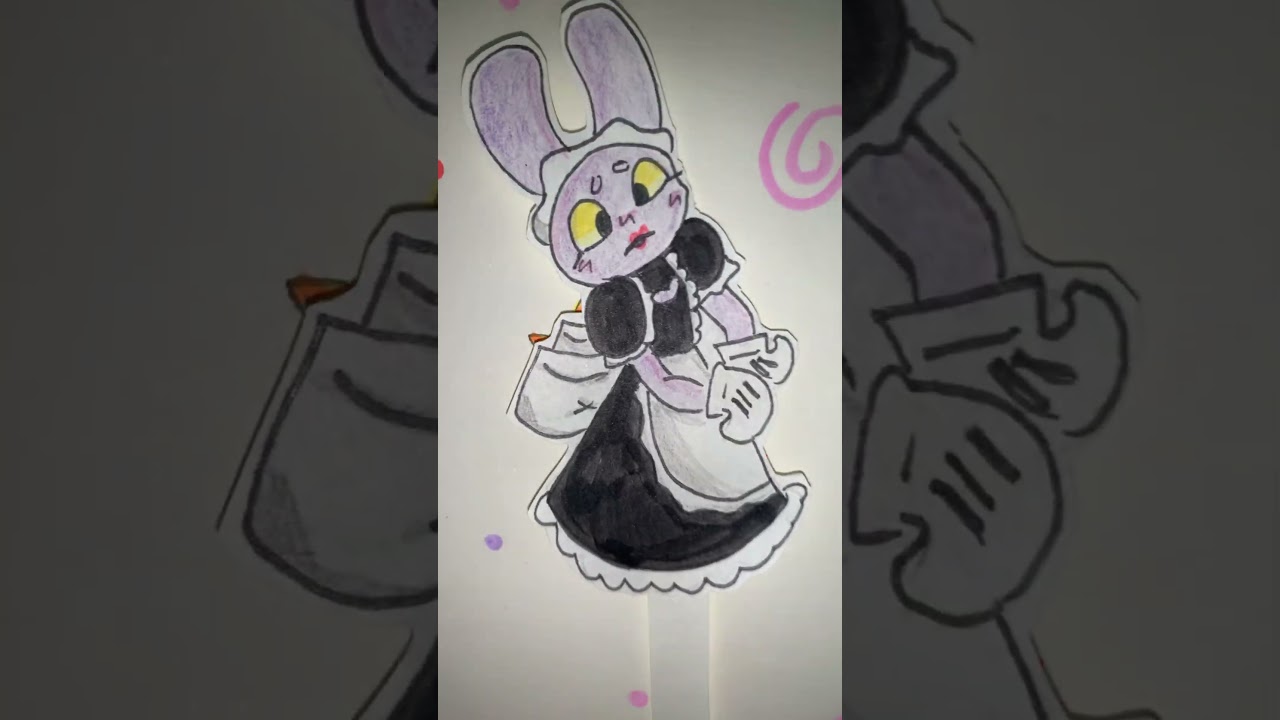 JAX IN MAID OUTFIT!!!! 💀💀💀💀😭😭😭😭😭l #digitalcircus