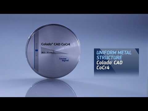 Colado CAD CoCr4 – the cobalt-chromium alloy discs from Ivoclar Digital