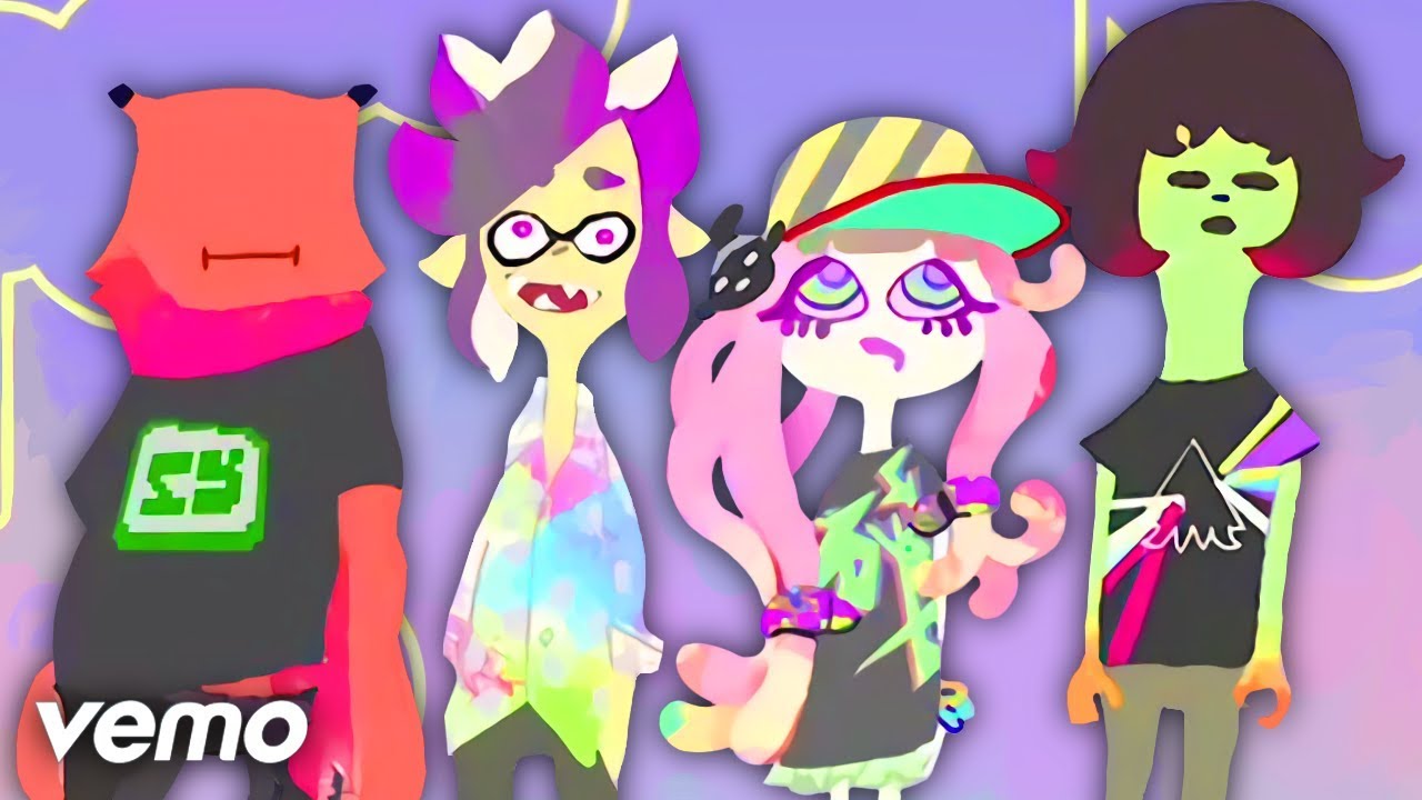 ♪ Chirpy Chips ᴘʟᴀʏʟɪsᴛ ♫ Caitlin Koi Lyric Video - Splatoon