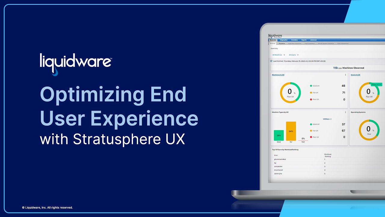 Stratusphere UX Demo — Optimizing End User Experience