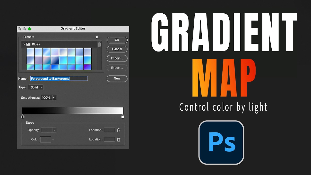 Gradient Map Explained: How to Control Color by Light in Photoshop