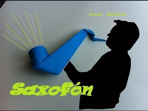 Origami – Papiroflexia. Saxofón | The Secrets of OrigamiThe Secrets of ...
