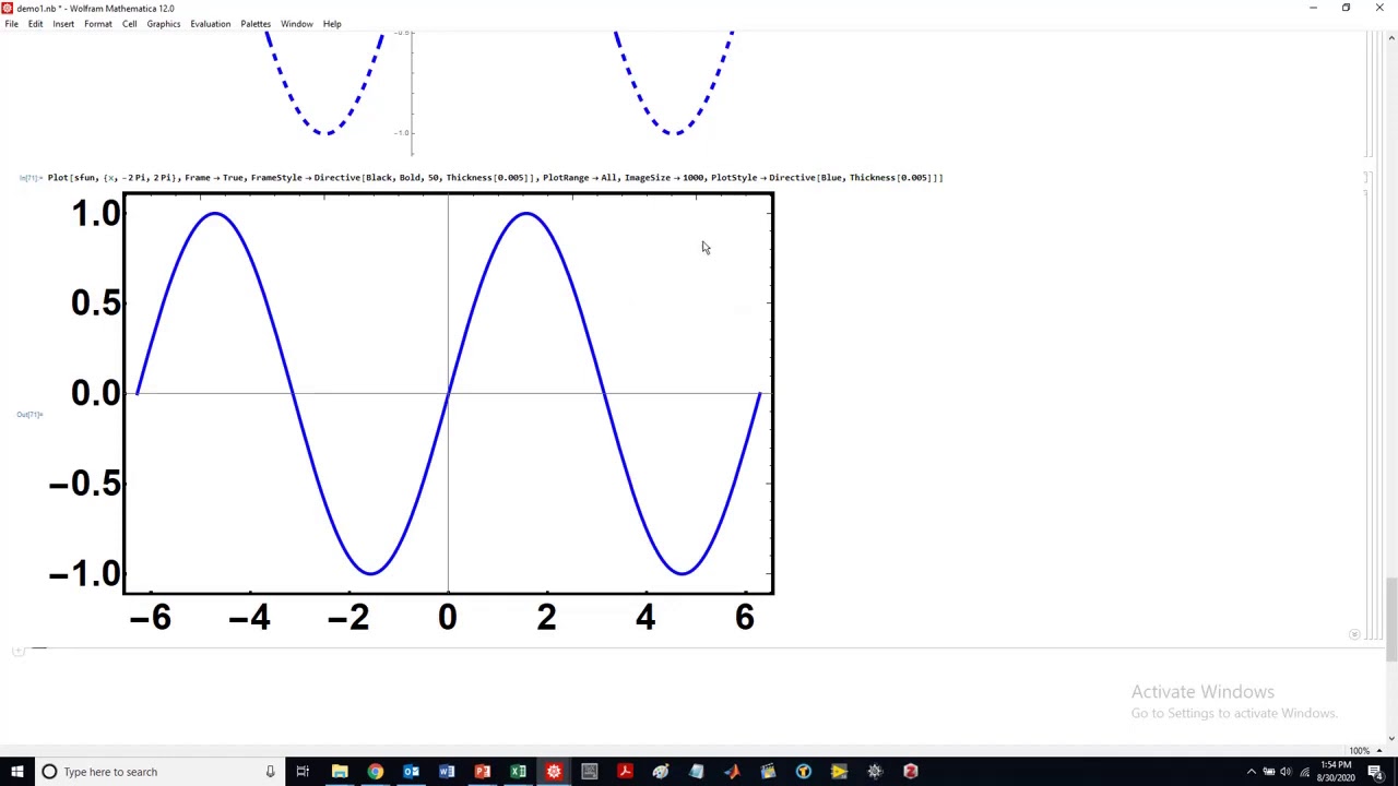 Mathematica Module 1: Plotting in Mathematica
