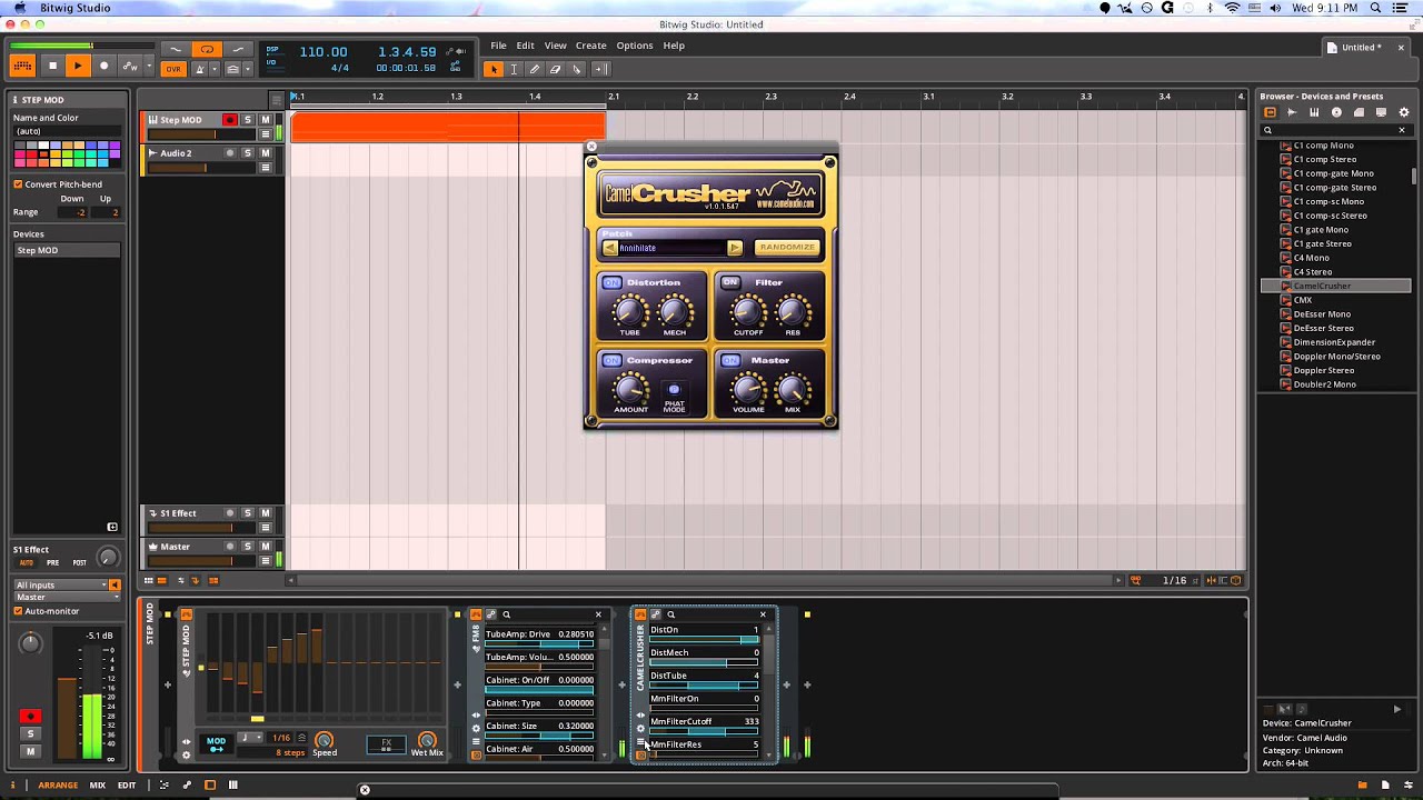 Bitwig Studio Tutorial: Modulating VST's/Modulators