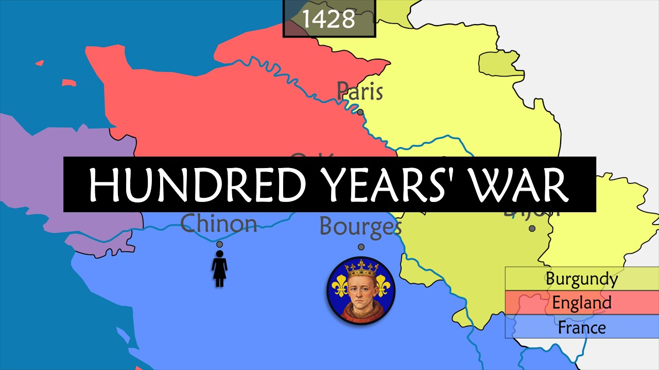 The Hundred Years’ War Explained on a Map