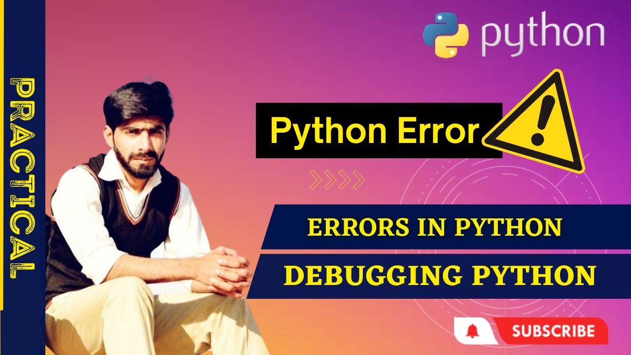 Python Errors | Python debugger | Debugging python with Pycharm | how to fix python code with bugs
