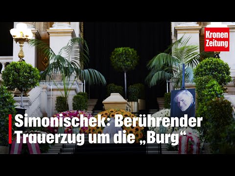 „Gibt´s nur in Wien“ Simonischek: Berührender Trauerzug um die „Burg“ | krone.tv NEWS