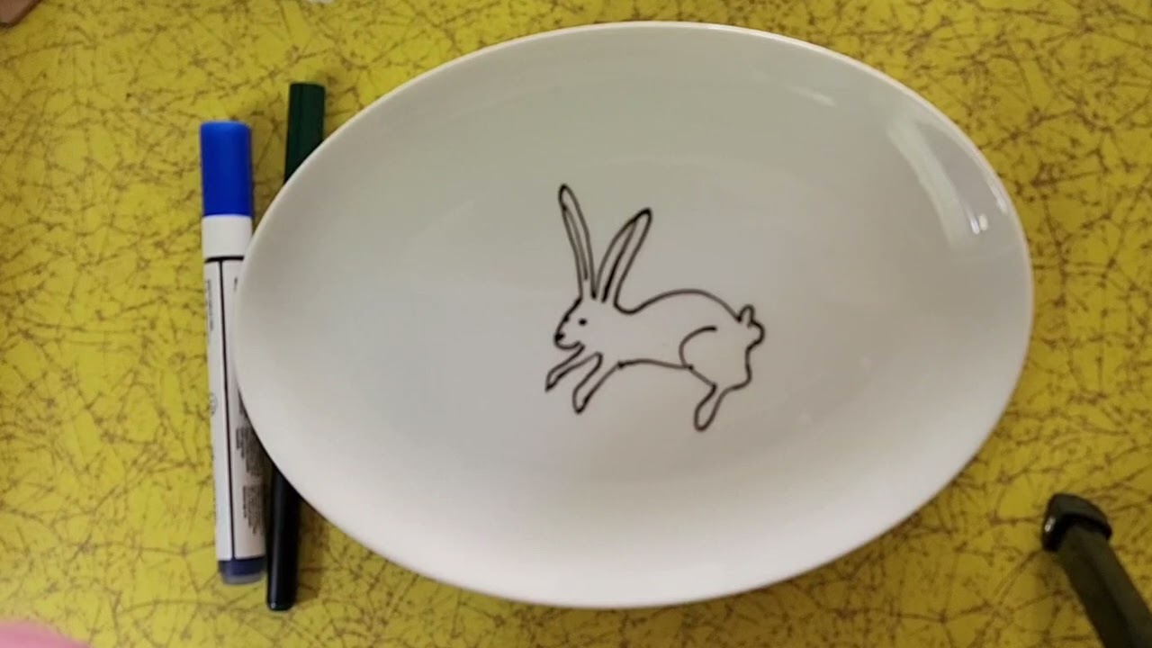 Using Pebeo & Edding Porcelain Markers
