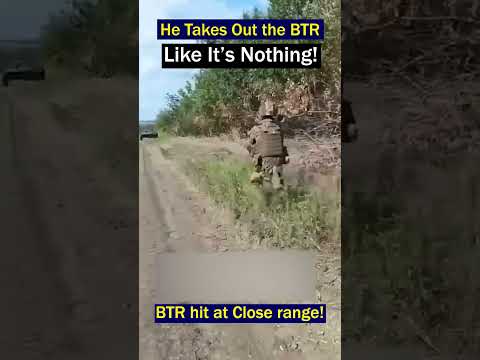 Close Range RPG 7 Strike on Abandoned BTR