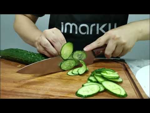 imarku 16-Piece Japanese Knife Set with Block