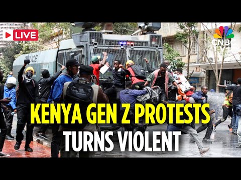 LIVE: Kenya Gen Z Anniversary Protest | Tension Escalates as Protesters March to Police Station|N18G