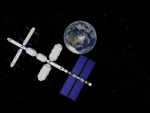 SimpleRockets 2 || Building a MEGA Space Station!!!