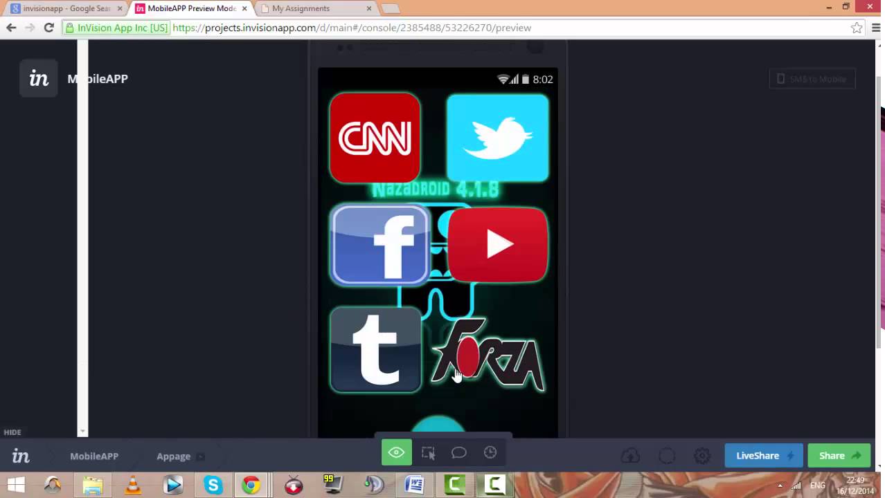 Hci mobile app