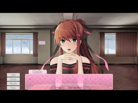 Steam Community :: Video :: Monika's Pink & Black Dress- Monika After ...