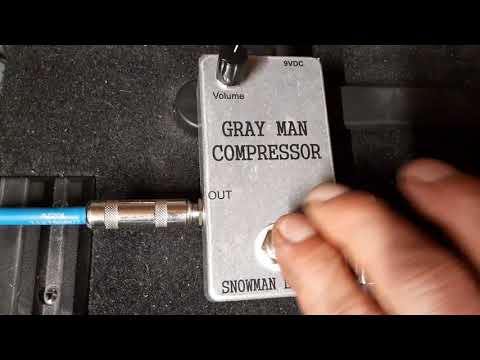 Snowman Effect Gray man compressor Aluminium | Reverb