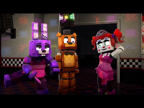 Bonnie and Circus Baby dancing to SugarCrash! (Bemax Remix) FULL [no copyright music]
