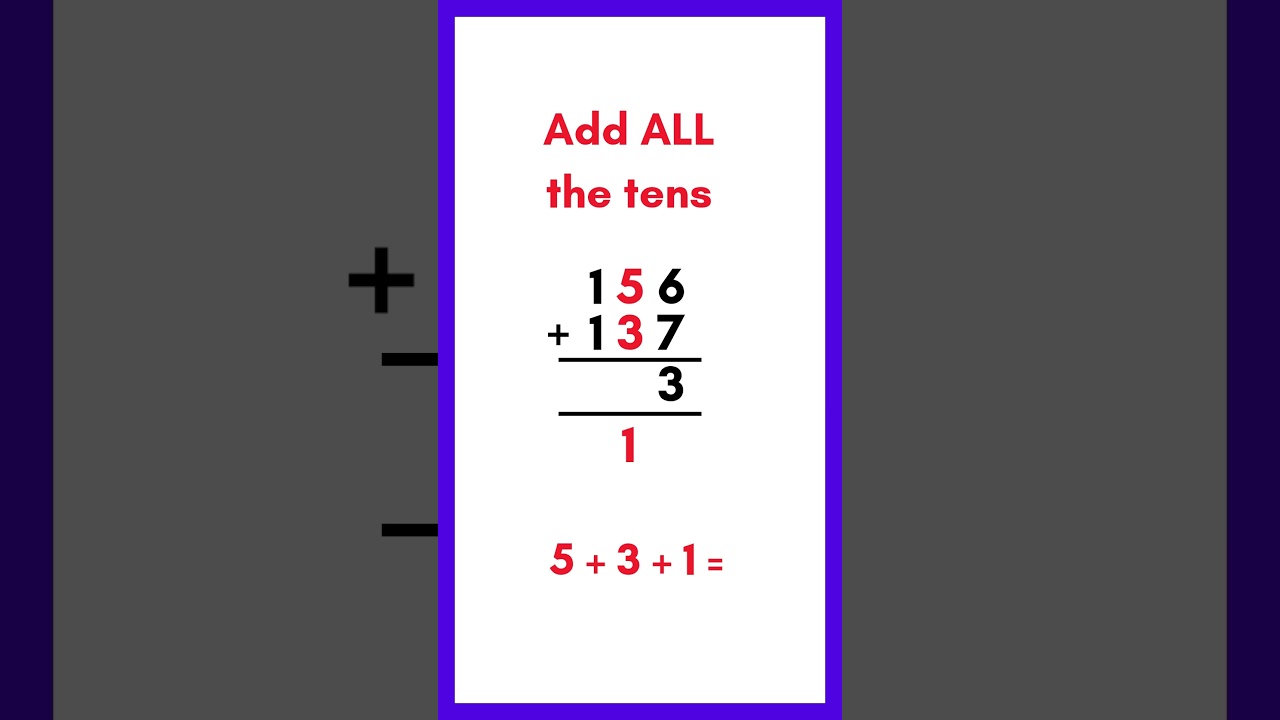 3 digit addition - column addition with regrouping #primarymathematics  #columnaddition