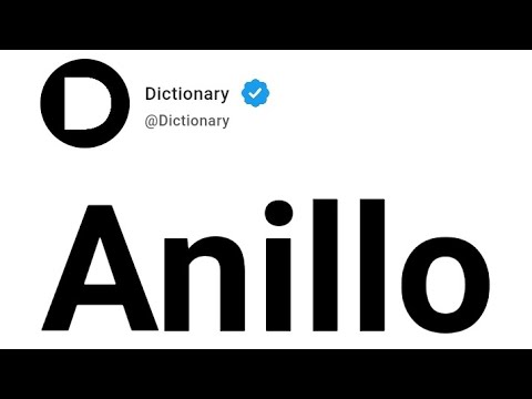 Anillo Meaning In English