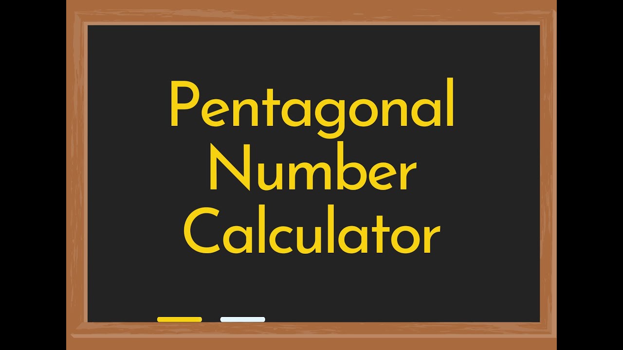 Pentagonal Number Calculator