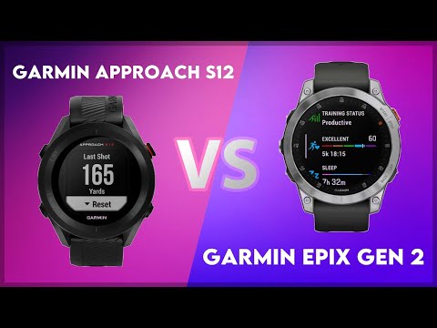 Garmin Approach S12 vs Garmin Epix Gen 2 Comparison