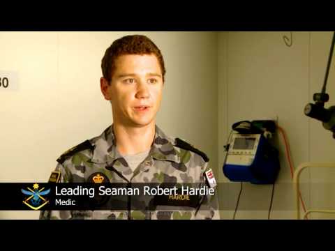 HMAS Choules medical staff assisting PNG Defence Force