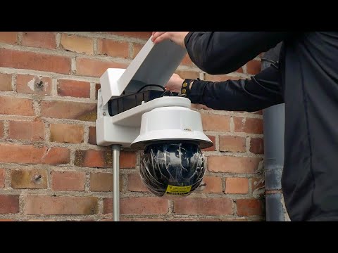Installation tutorial: AXIS Q6315-LE installation using AXIS T91G61 Wall Mount