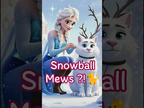 “This Snowball Meowed… Elsa’s Reaction Was Priceless! 😂❄️ #elsa” #frozen #shorts #elsastory
