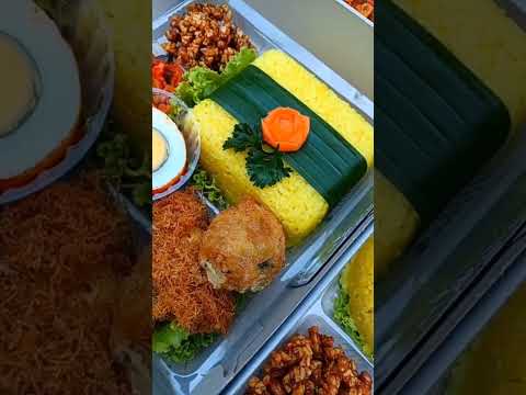 NASI BOX UNTUK SYUKURAN YANG KEKINIAN #ideusaha #nasiboxmurah