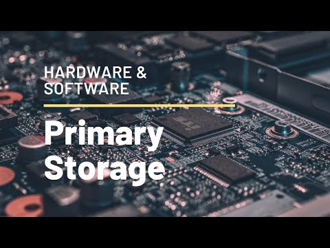 Primary Storage in Computer Science - RAM & ROM