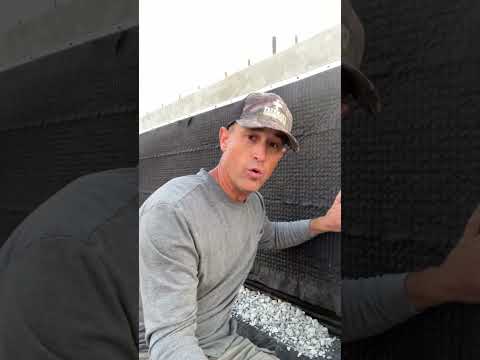 J-Drain Dimpled Mat for Waterproofing Stem Walls
