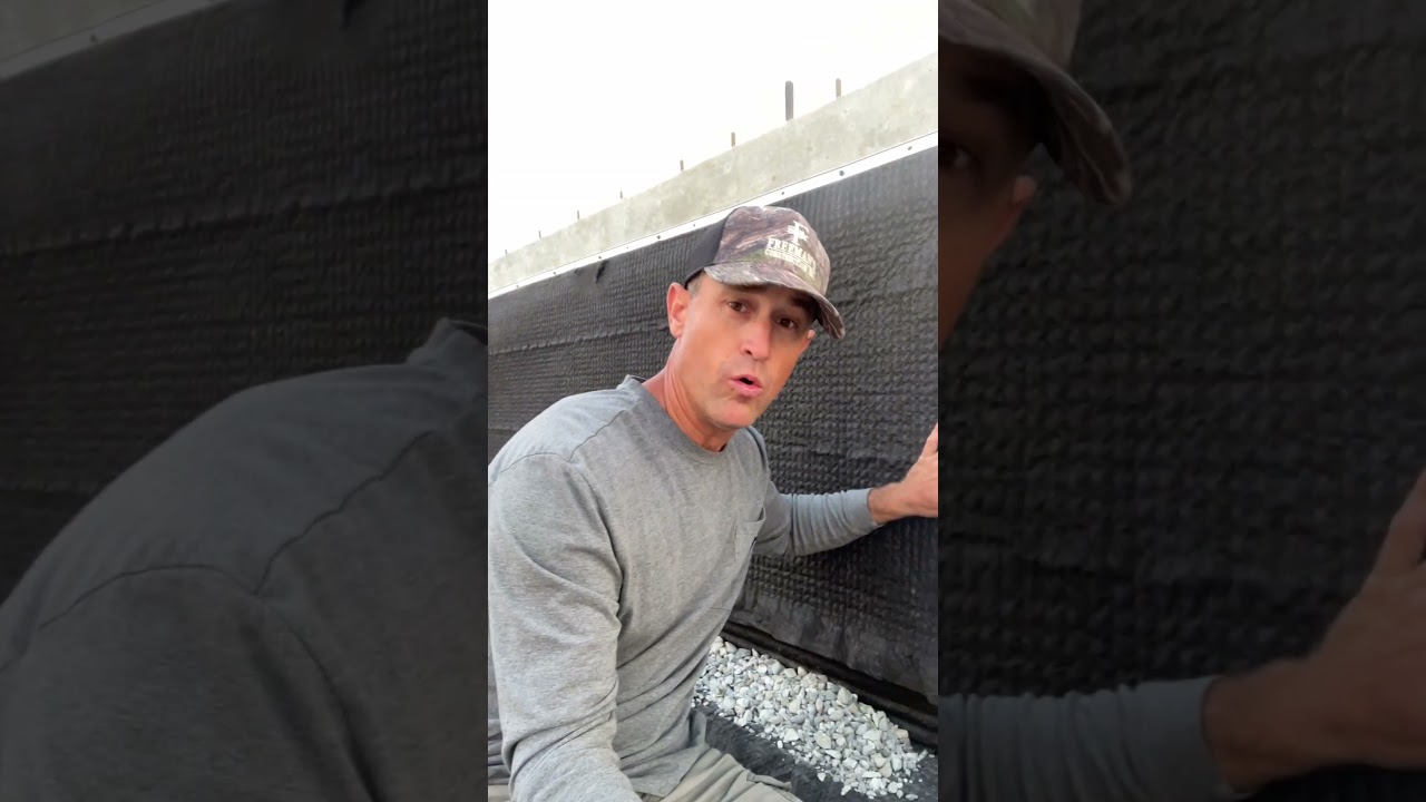 J-Drain Dimpled Mat for Waterproofing Stem Walls