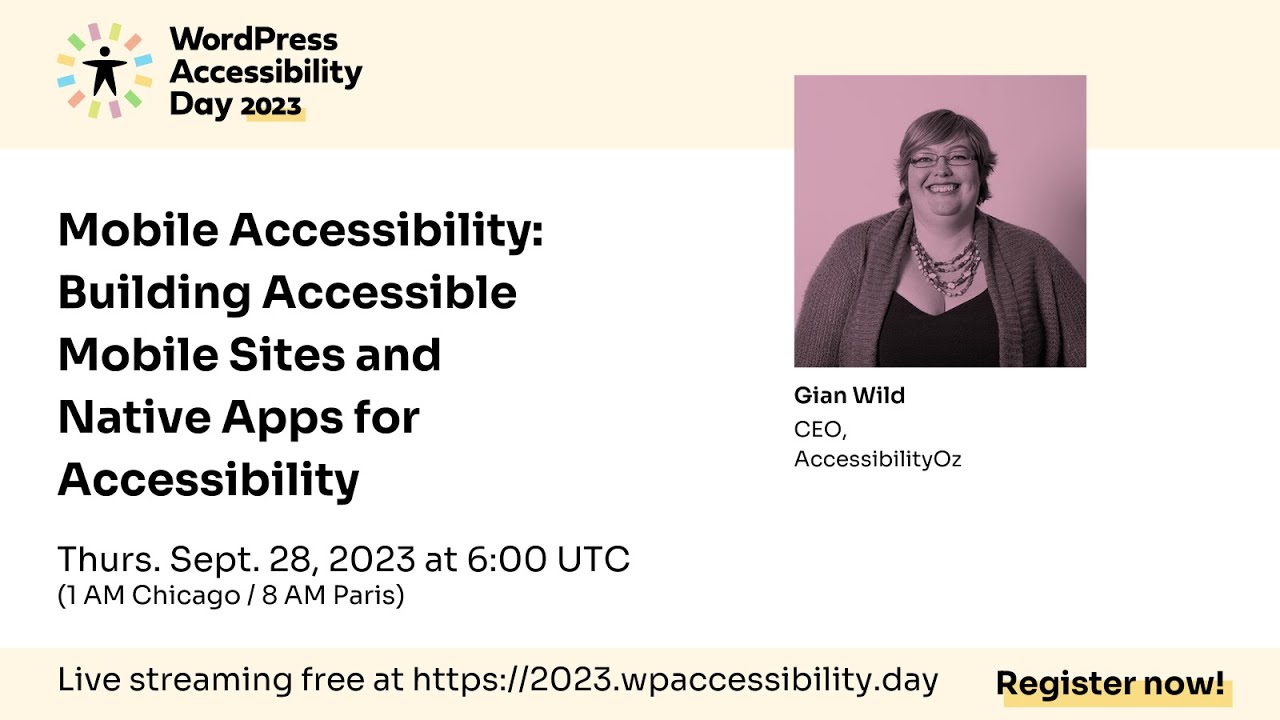 Mobile Accessibility: Building Accessible Mobile Sites and Native Apps for Accessibility