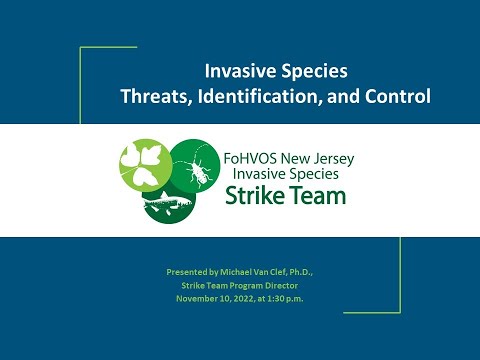 Invasive Species Threats, Identification and Control - Michael Van Clef